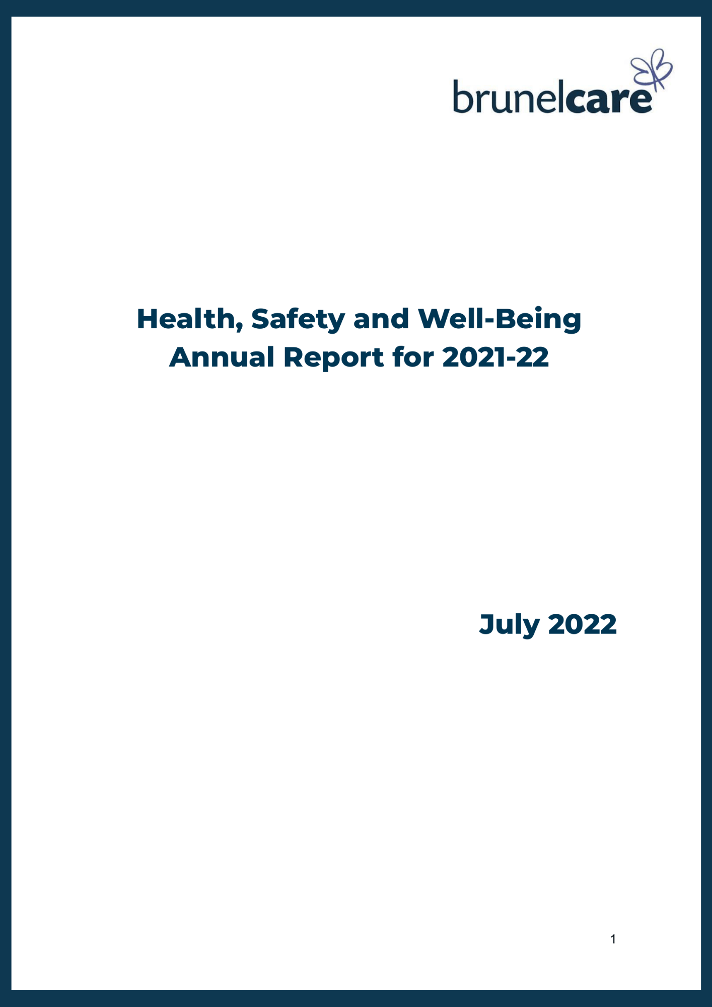 Health, Safety and Well-Being Report | Brunelcare: Later living that ...